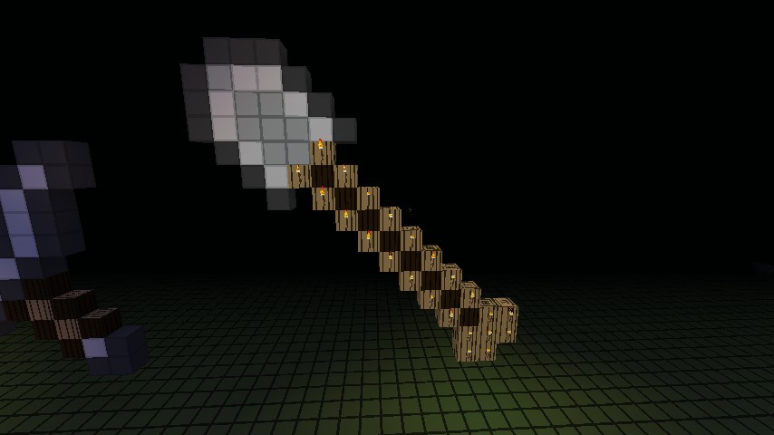 Iron Tool Pixel Art Minecraft Map