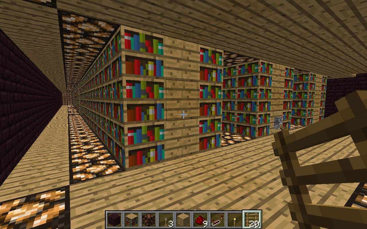 large Nether Brick Castle Minecraft Map