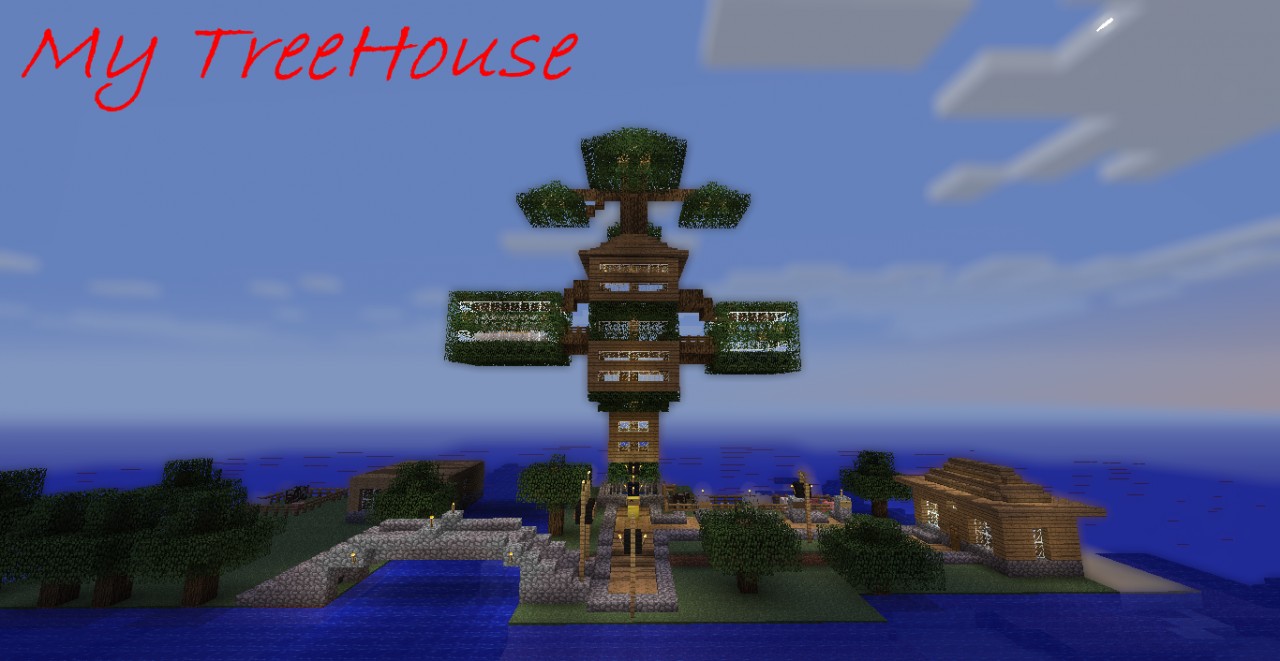 My Awesome TreeHouse! Minecraft Map