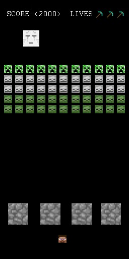 Minecraft Space Invaders