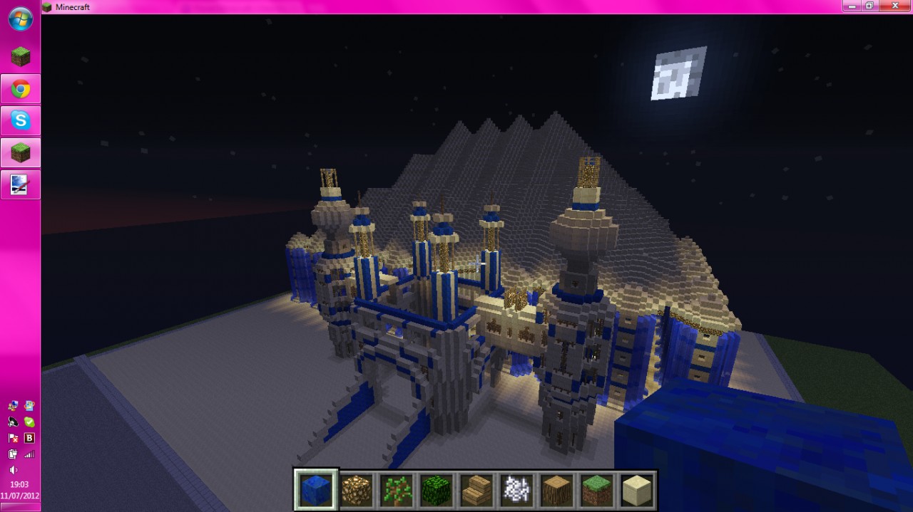 Sandstone temple Minecraft Map