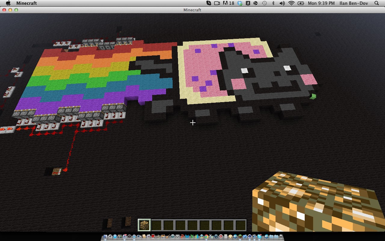 Nyan Piston Cat Minecraft Map