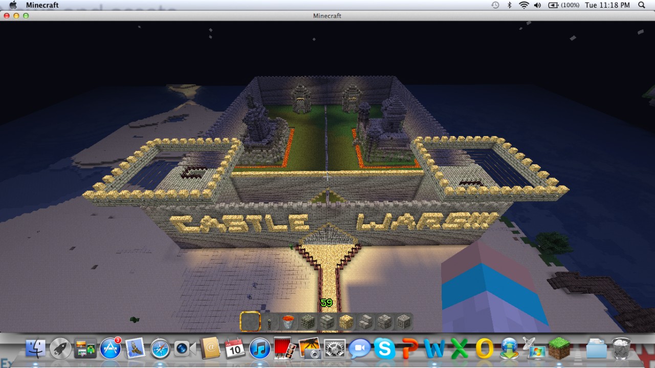 CASTLE WARS IN THE MAKING!!!!!! Minecraft Map