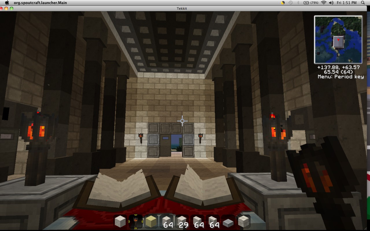 Temple of the Ancients (TEKKIT building #1) Minecraft Map