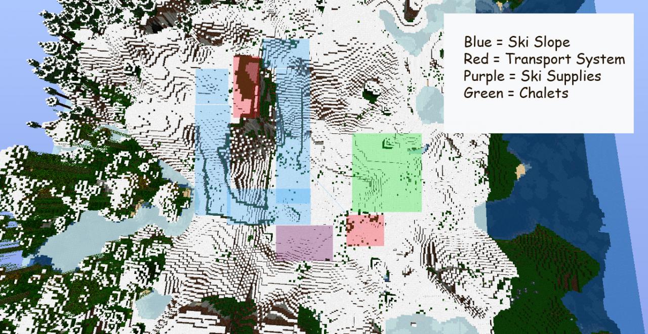 Ski Resort - Challenge Minecraft Map