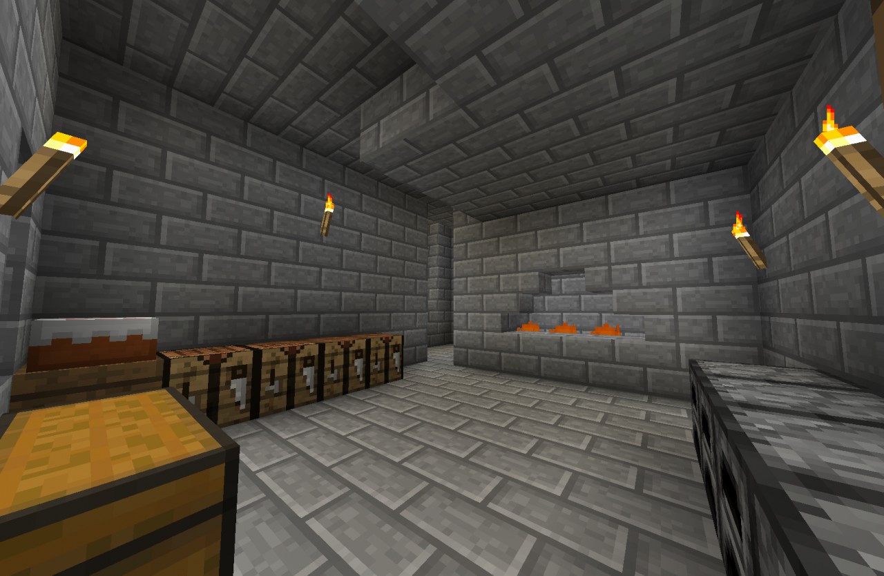 Stone Castle -- update to 1.4 Minecraft Map