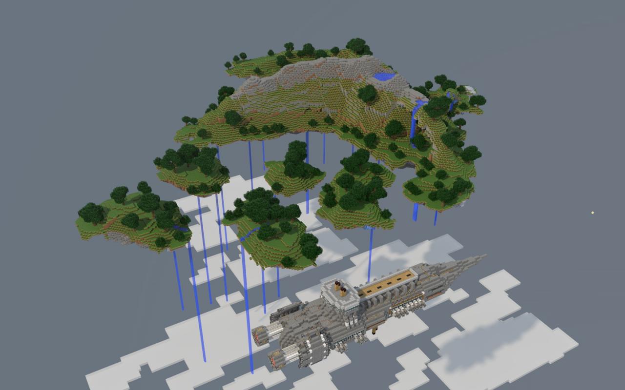 Project Nemesis - Floating islands of Auropa Minecraft Map