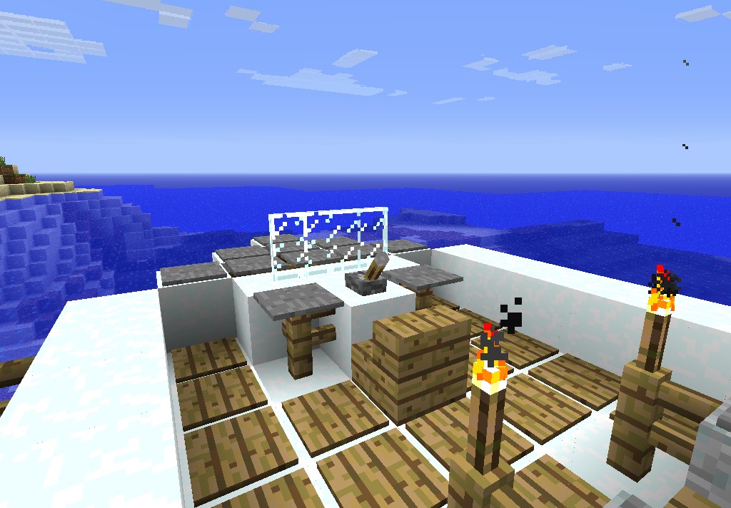 Beach house Minecraft Map