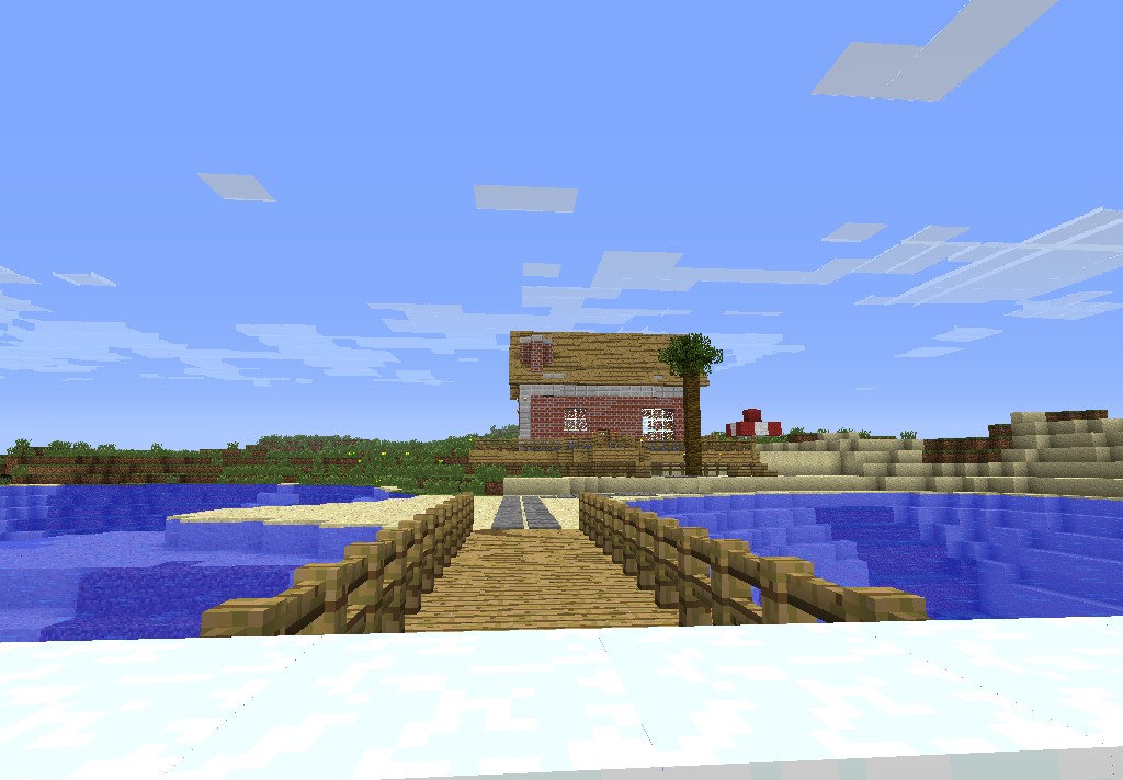 Beach house Minecraft Map