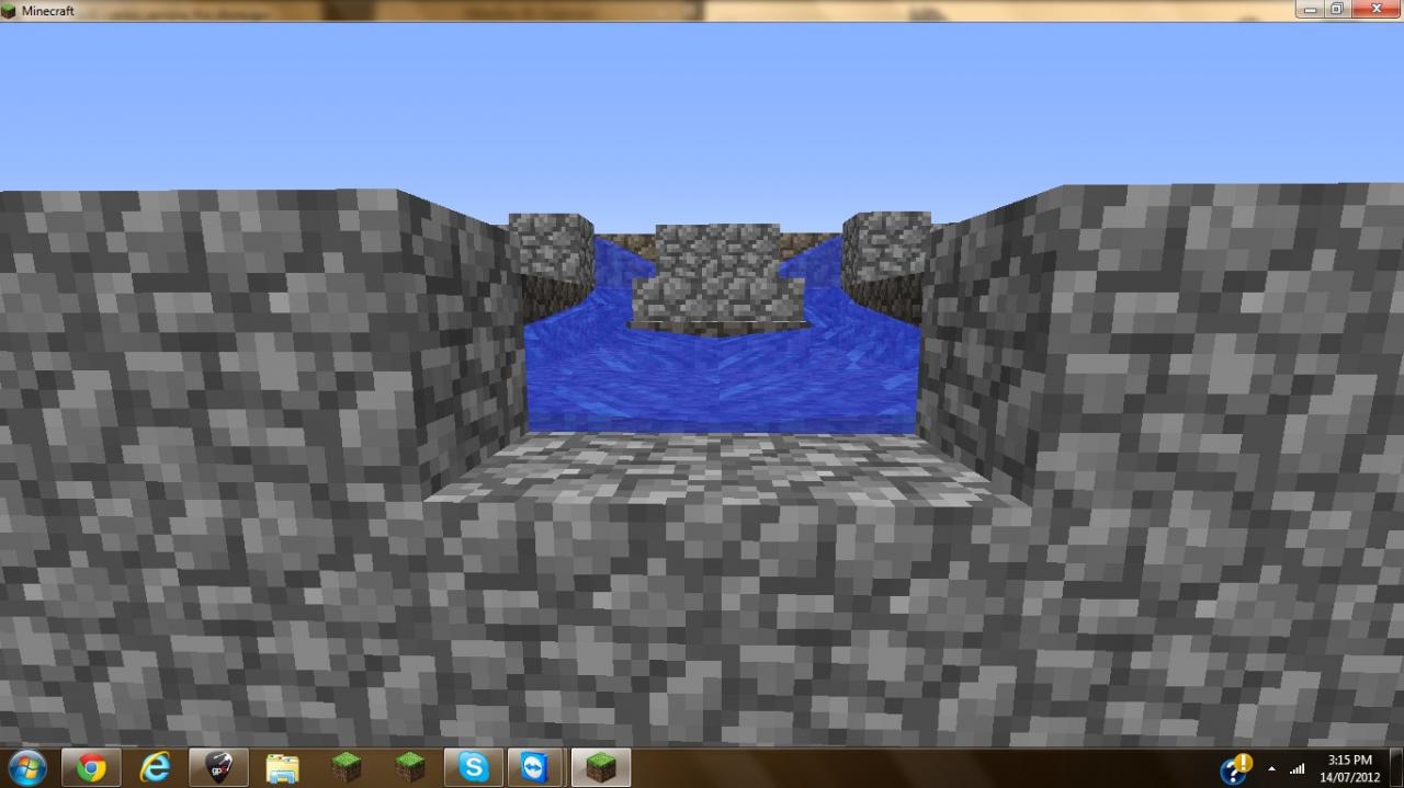 Efficient Cobblestone Generator Minecraft Map