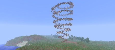 Large tornado - Potential huge jumping puzzle? Minecraft Map