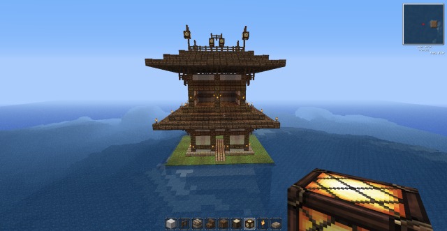 Japanese Gate House Minecraft Map