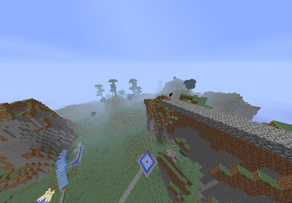 Mountains Minigolf Minecraft Map