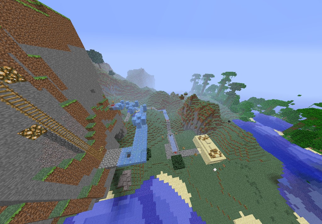 Mountains Minigolf Minecraft Map