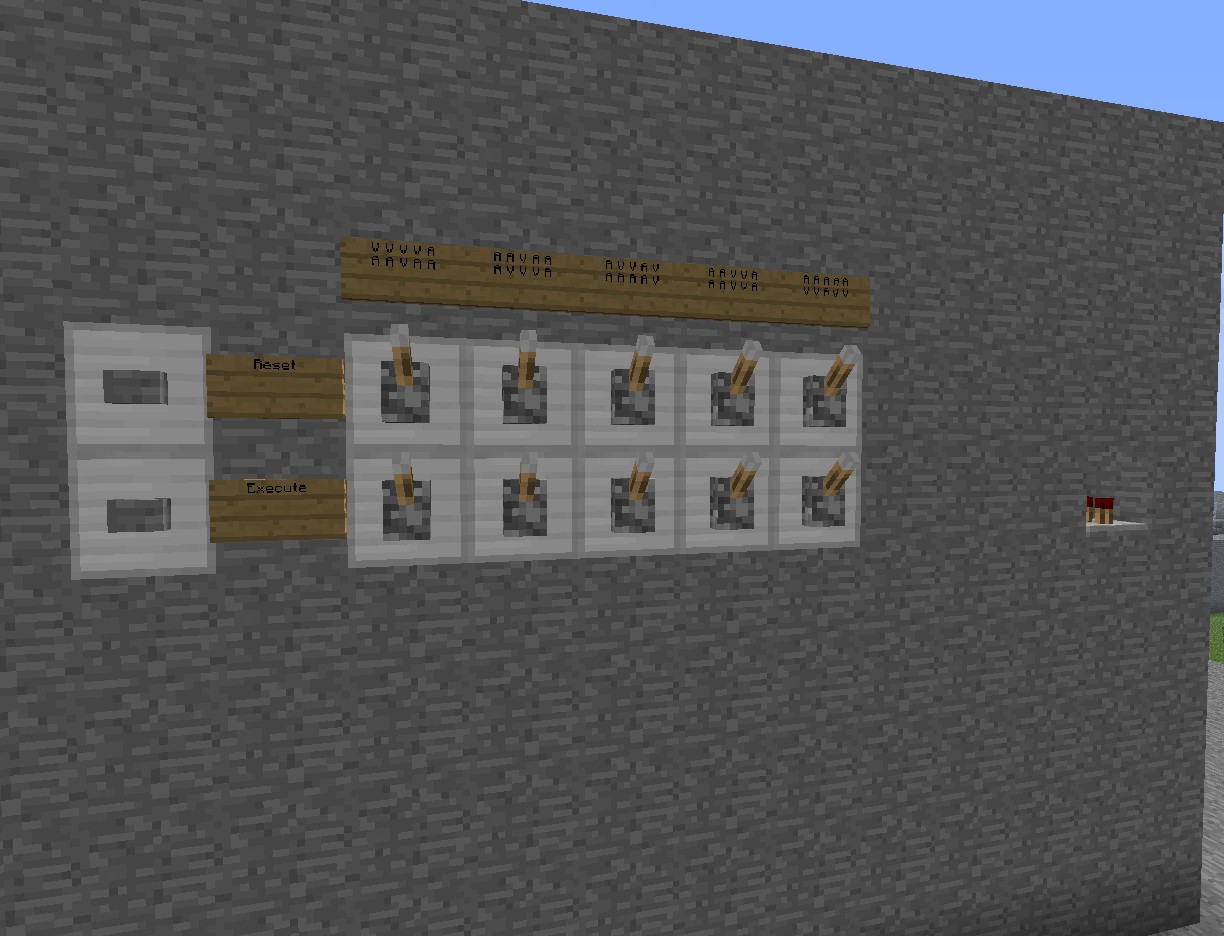 overkill combination lock Minecraft Map