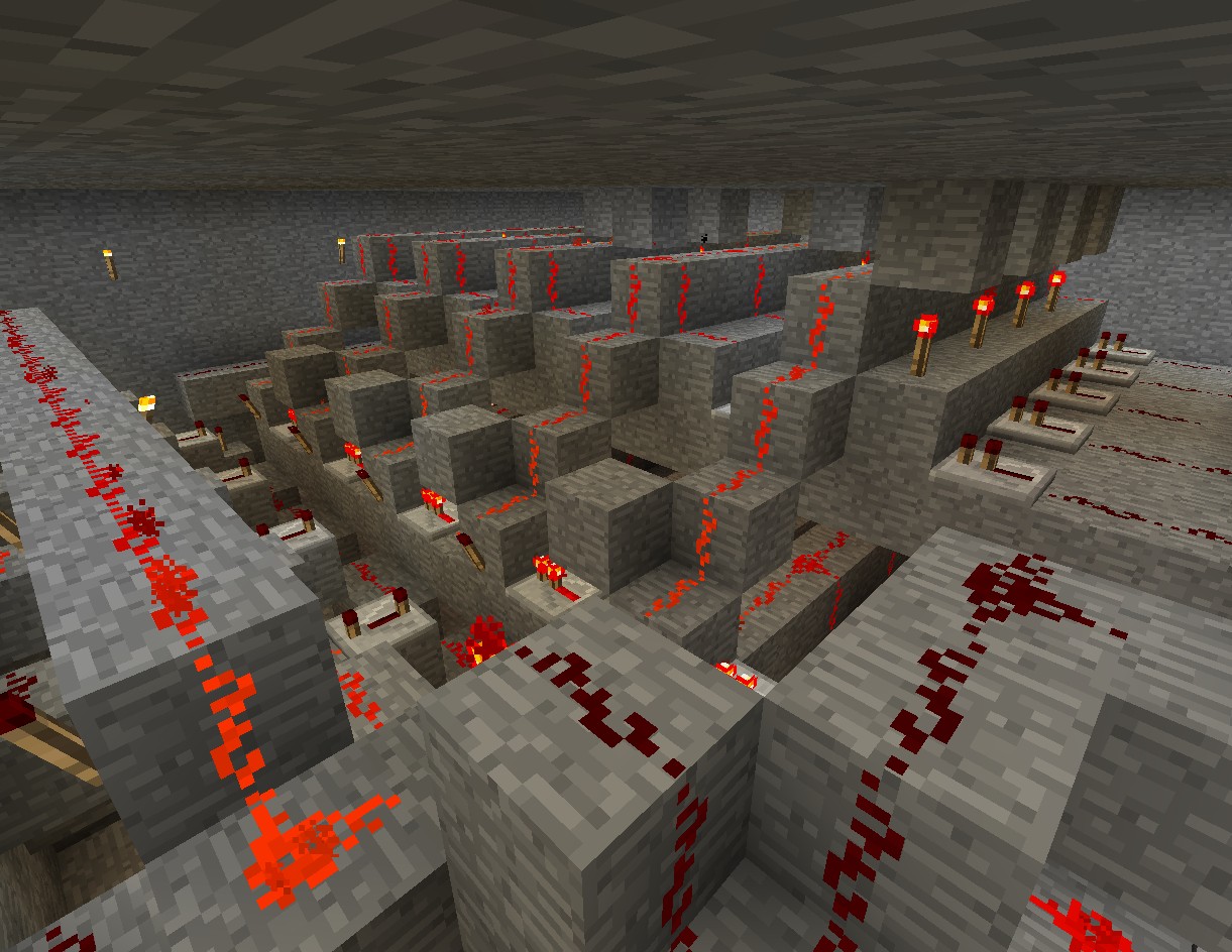 overkill combination lock Minecraft Map