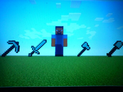 giant diamond tools xD Minecraft Map