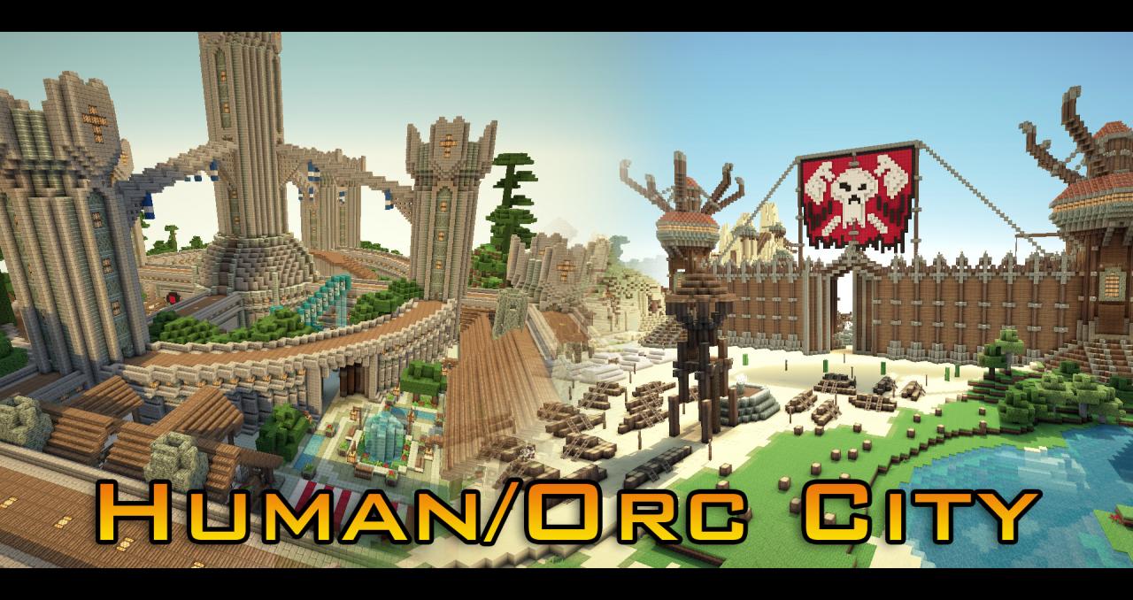 Human City/ Orc City Minecraft Map