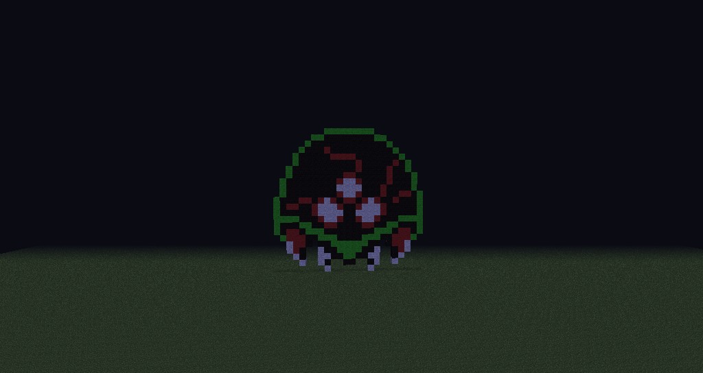 Metroid pixel art. Minecraft Map