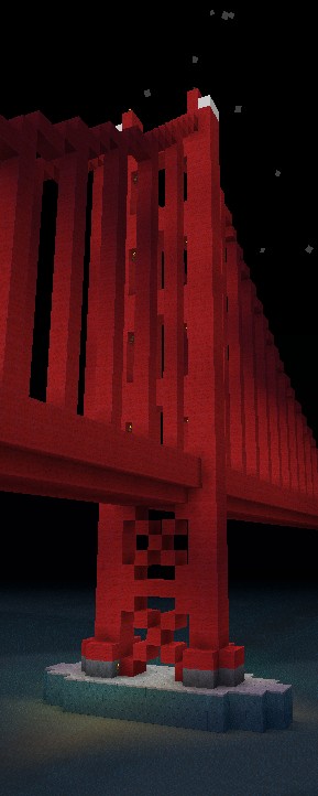 Mini-Golden gate bridge - San Francisco Minecraft Map