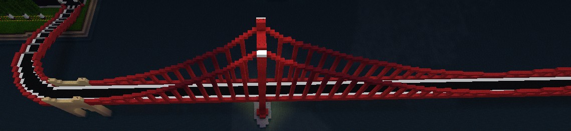 Mini-Golden gate bridge - San Francisco Minecraft Map