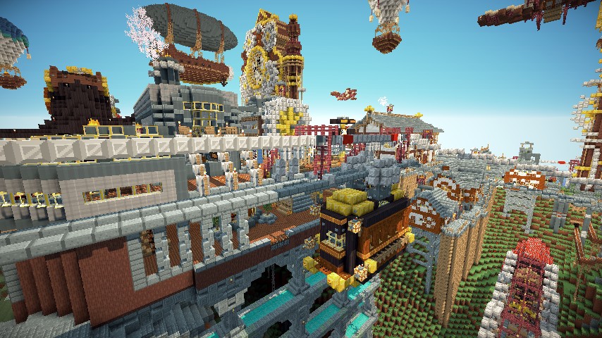A Steampunk moment Minecraft Map