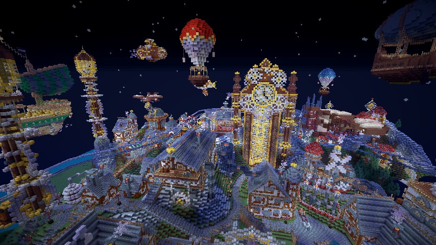 A Steampunk moment Minecraft Map
