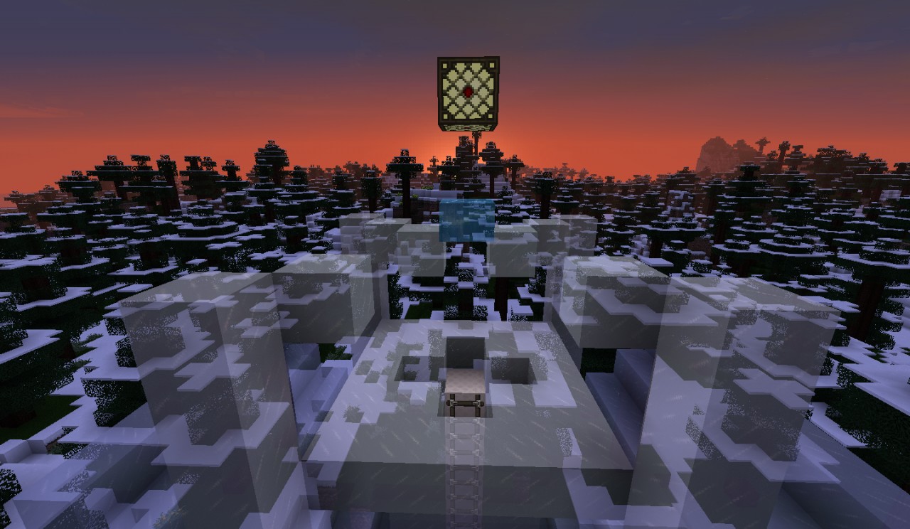 Survive In Style: No.1 - The Ice Fortress Minecraft Map