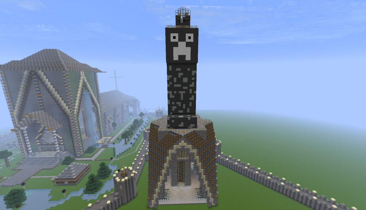 Creeper Observation Tower Minecraft Map