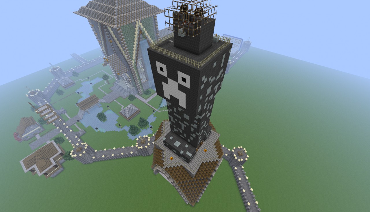 Creeper Observation Tower Minecraft Map