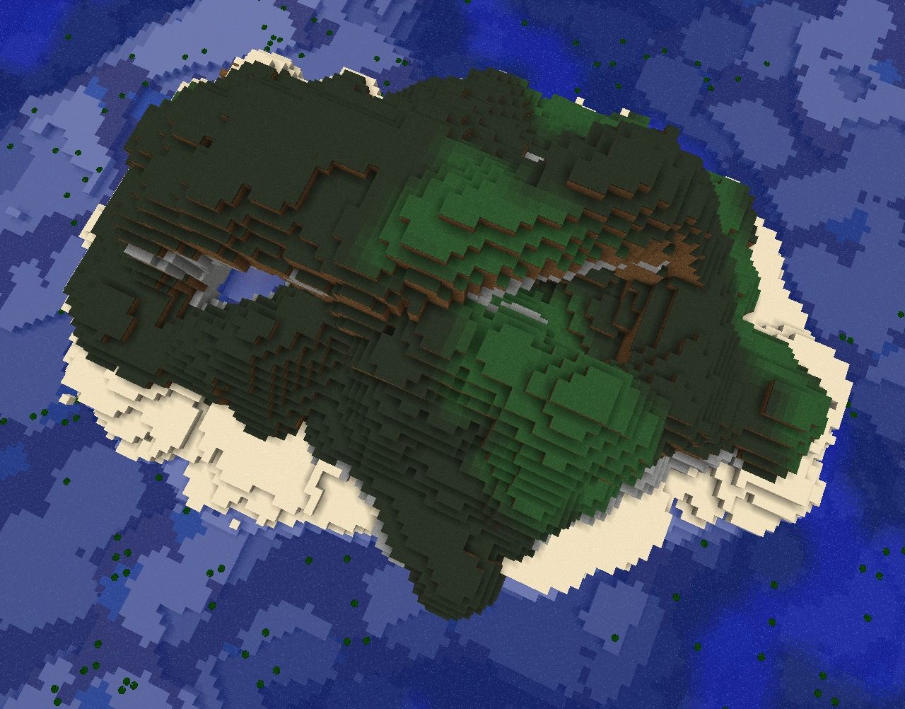 Epic mountains Cave Minecraft Map