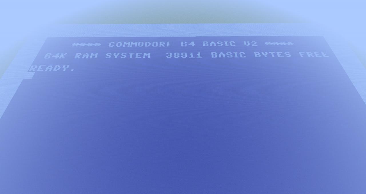 Commodore 64 Startup screen Minecraft Map