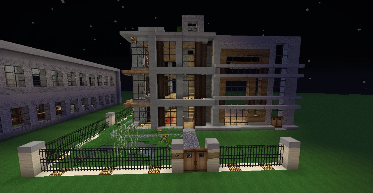 Modern Town House Minecraft Map