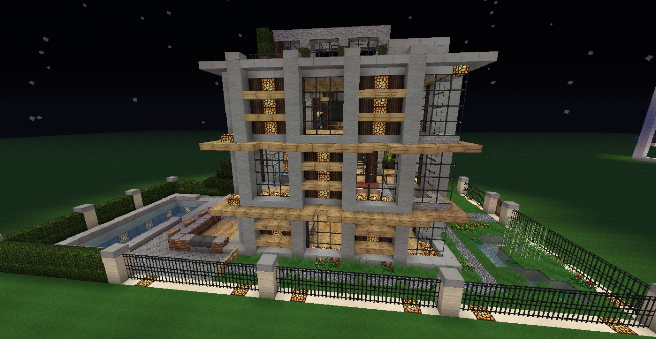 Modern Town House Minecraft Map