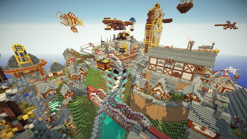 A Steampunk moment Minecraft Map
