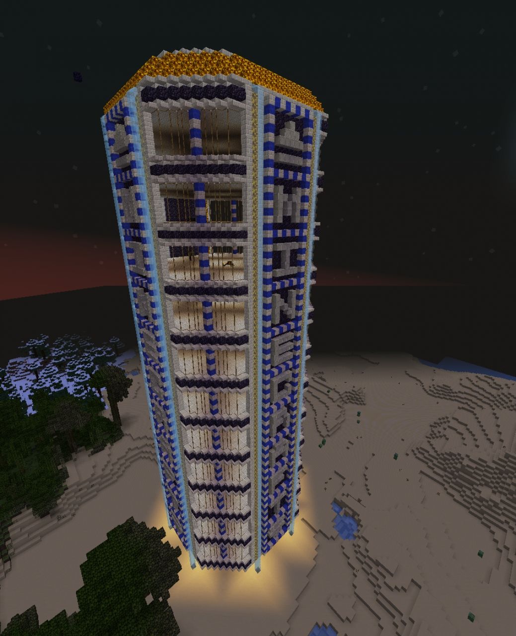 Free Spawn Tower Minecraft Map