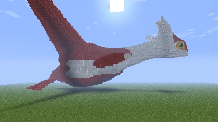 Latias Model Minecraft Map