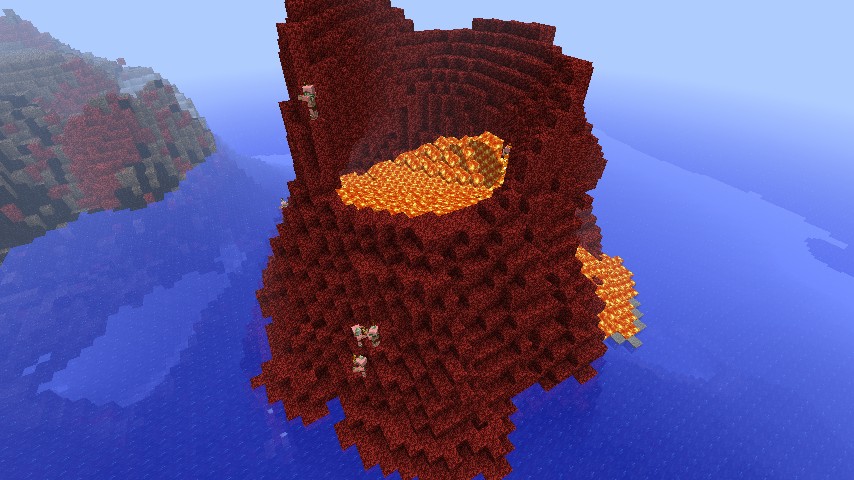 Extreme Volcano Survival [CUSTOM TERRAIN] Minecraft Map