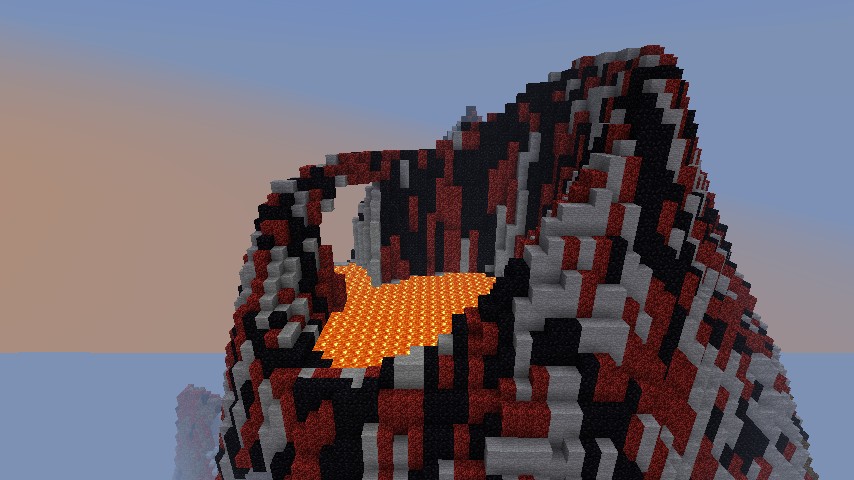 Extreme Volcano Survival [CUSTOM TERRAIN] Minecraft Map
