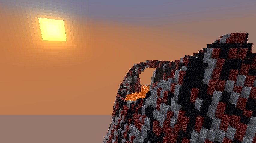Extreme Volcano Survival [CUSTOM TERRAIN] Minecraft Map