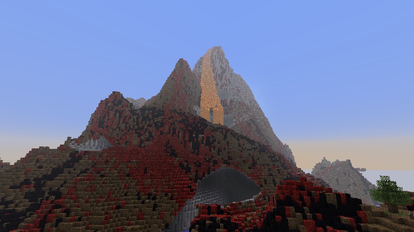 Extreme Volcano Survival [CUSTOM TERRAIN] Minecraft Map