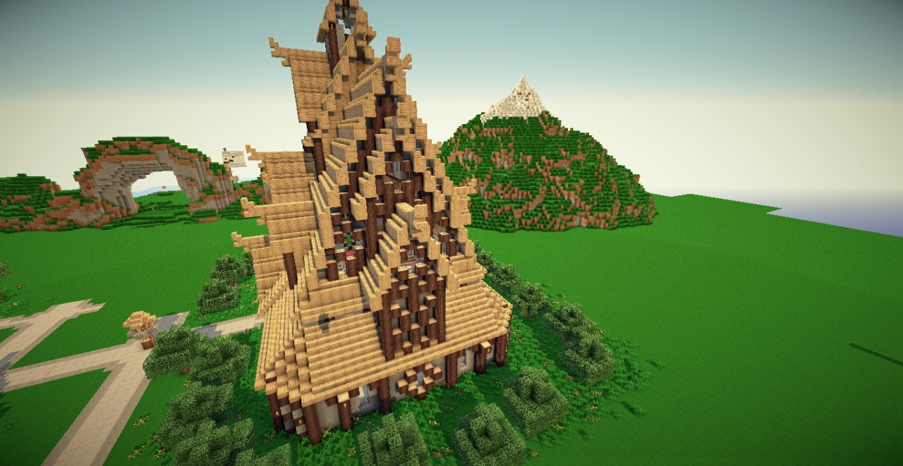 Nordic Stave church (Update) Minecraft Map