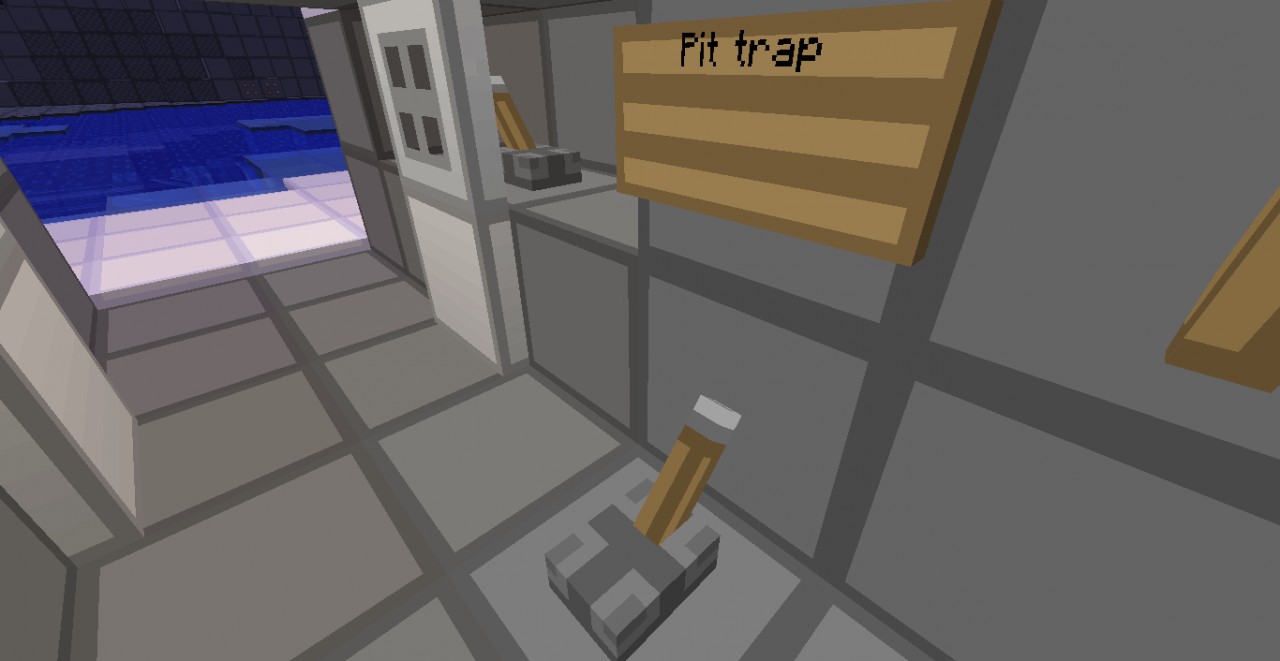 pit trap Minecraft Map