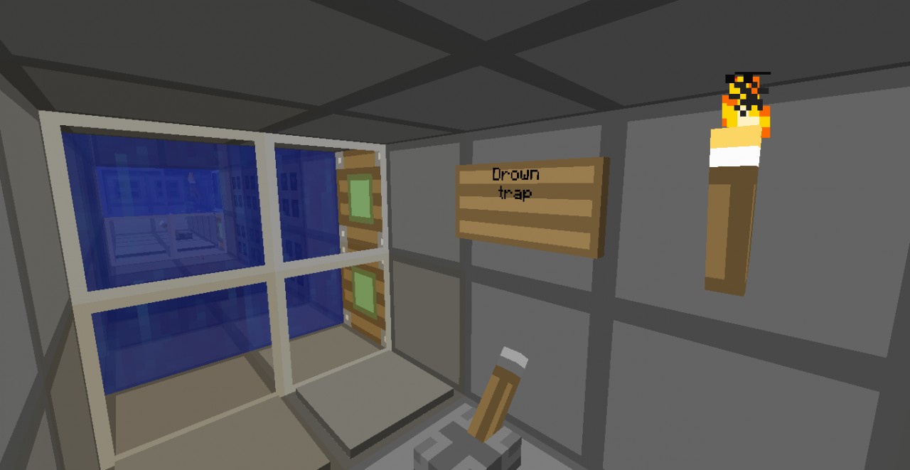 pit trap Minecraft Map