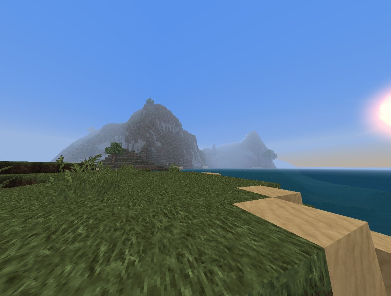 Awsome Island seed (big island with dungeons, underwater caves etc ...