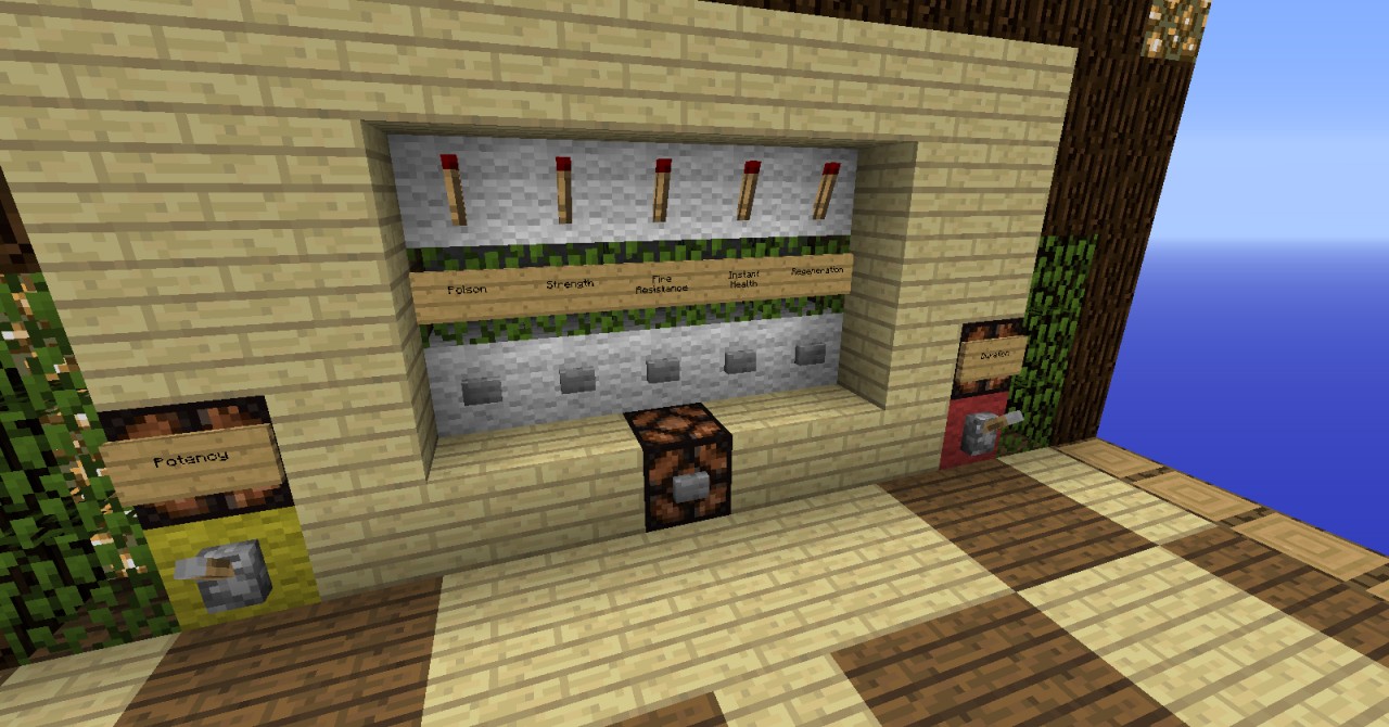 Advanced Potion Station Minecraft Project