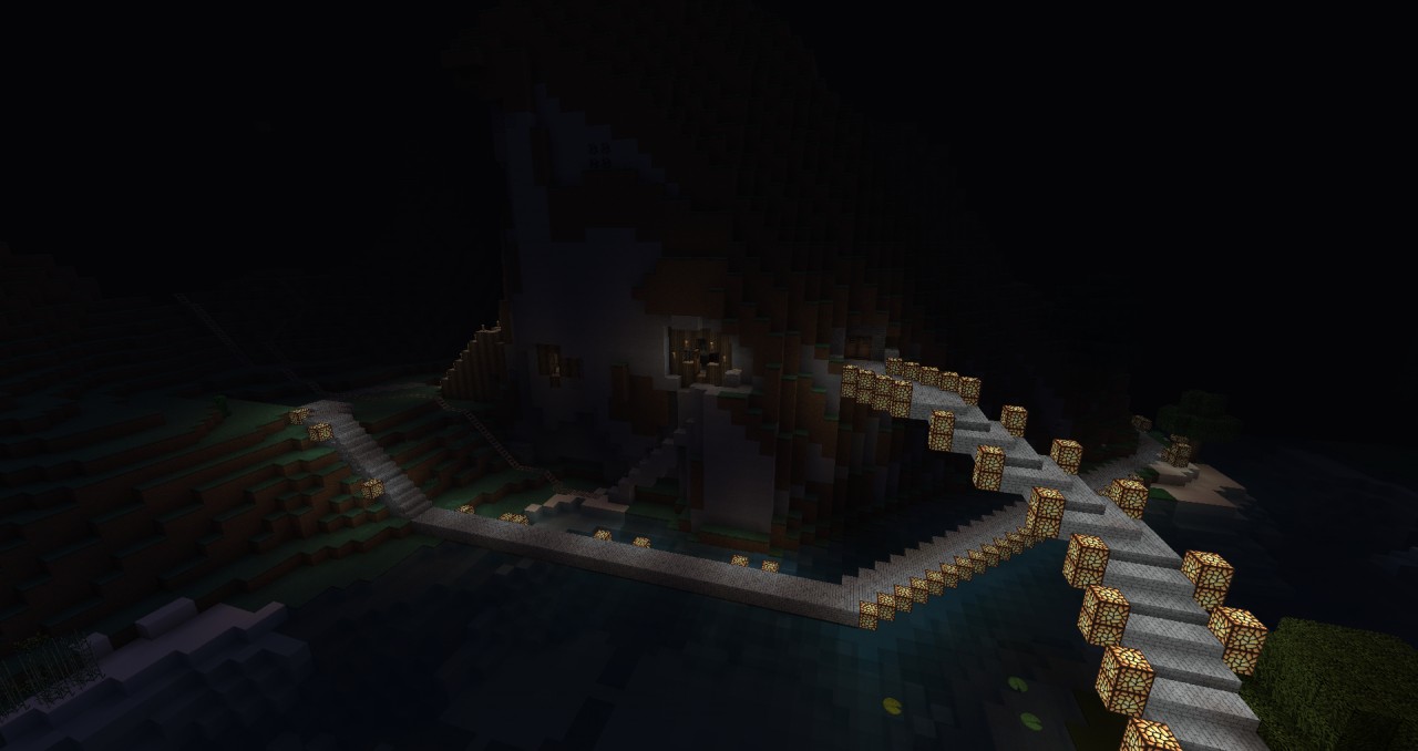 mountain house Minecraft Map