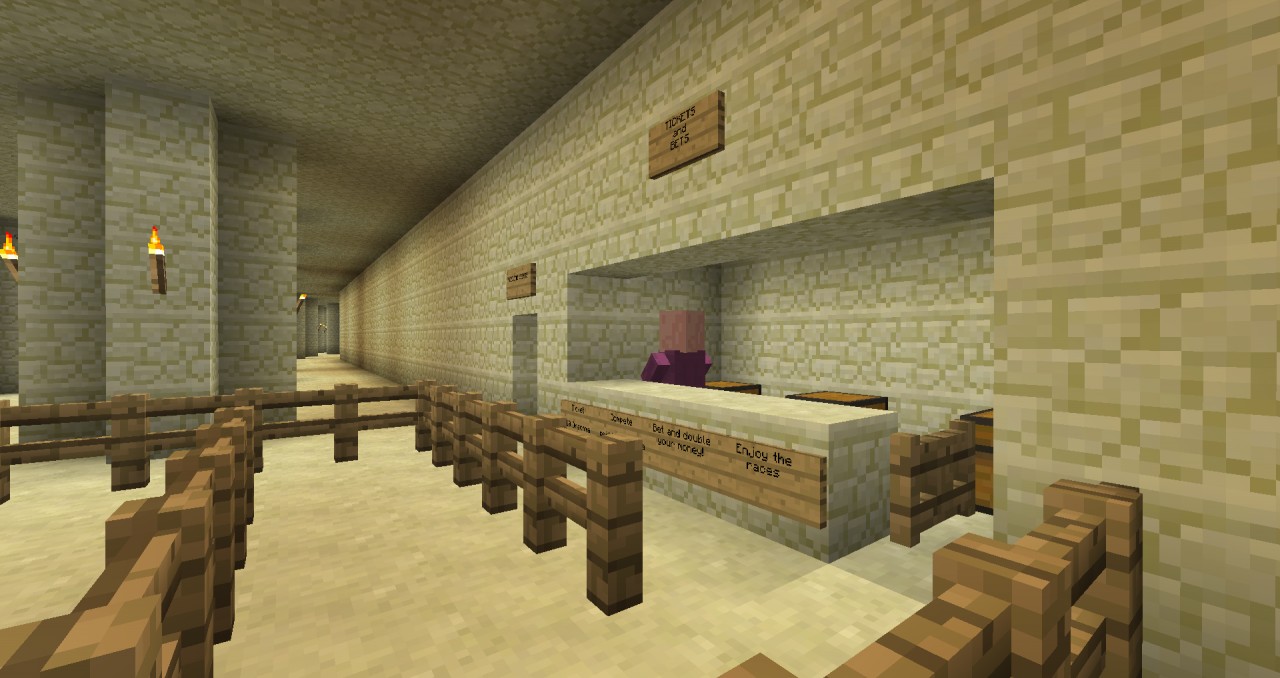 The Circus Maximus (With Working Minecart racing) Minecraft Map