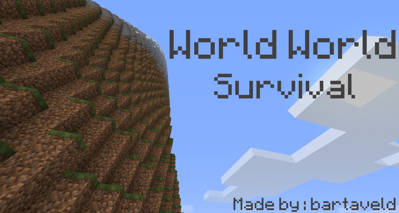 World World Survival (1.3 map) Minecraft Map