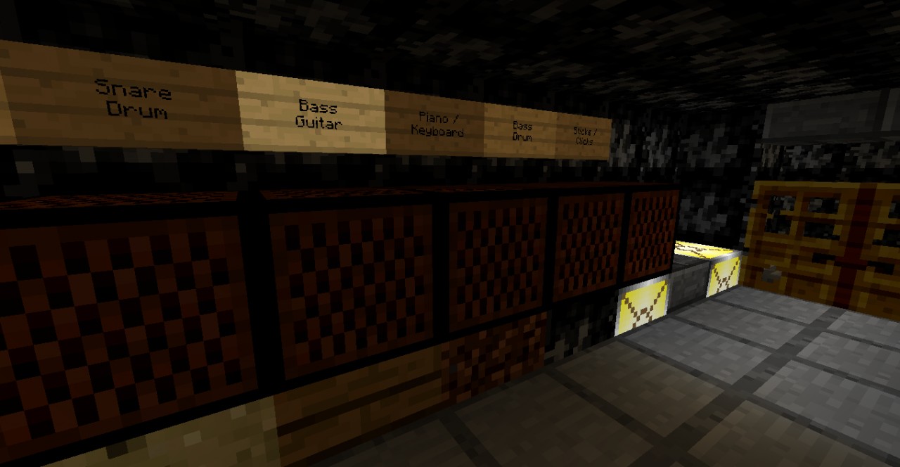 Noteblock Music Minecraft Map